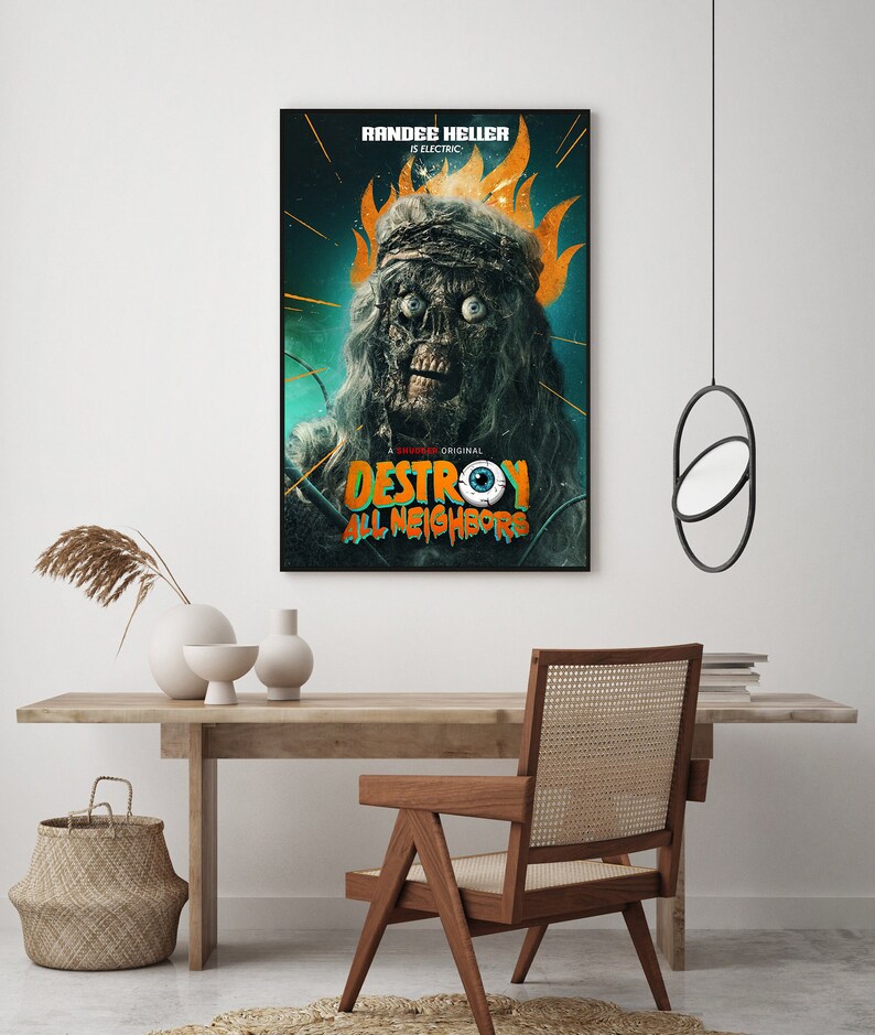 Destroy All Neighbors 2024 Movie Poster Movie Art Wall Decor Film Fan ...