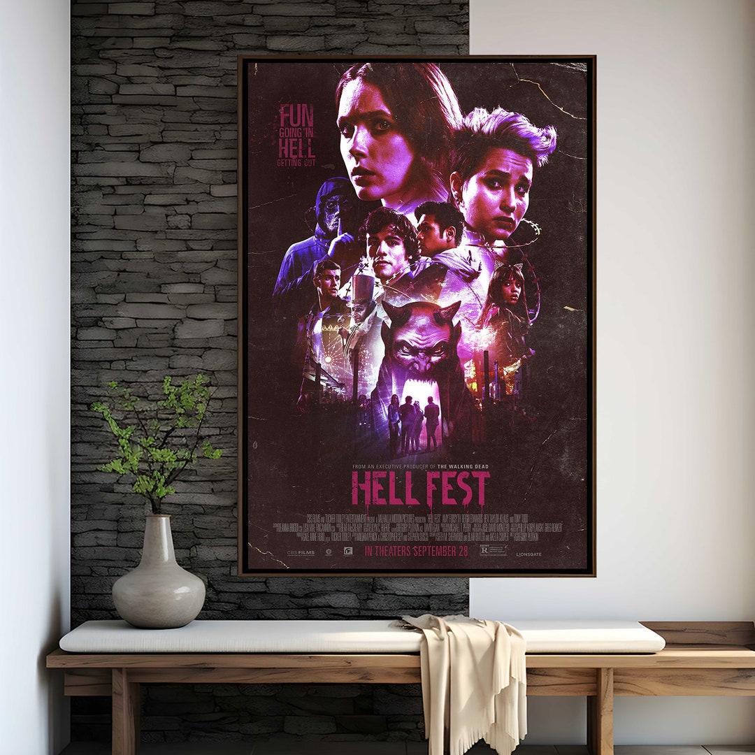 Hell Fest Movie Poster Movie Art Wall Decor Film Fan Collectibles Gift ...