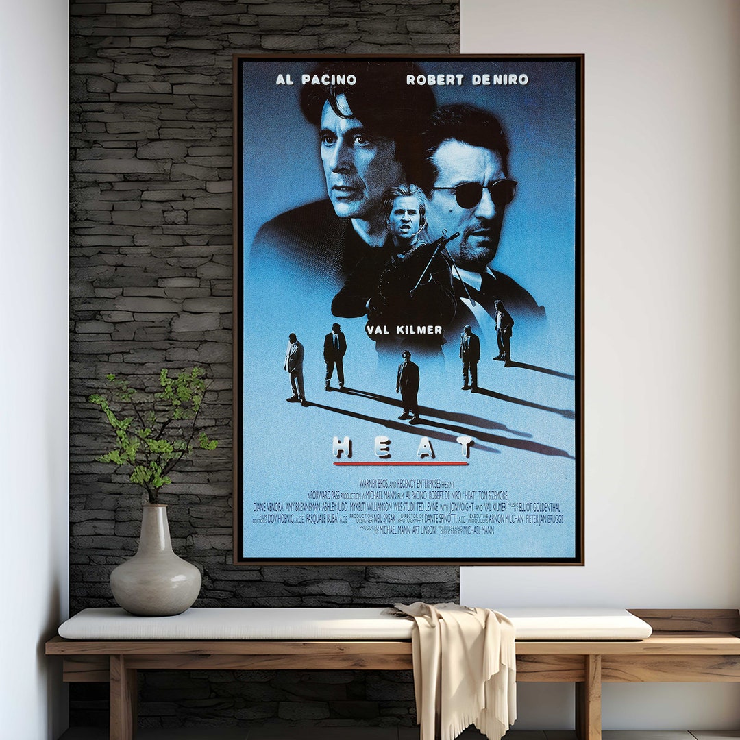 Heat Movie Poster | High Quality Print | Movie Art | Wall Decor | Film ...