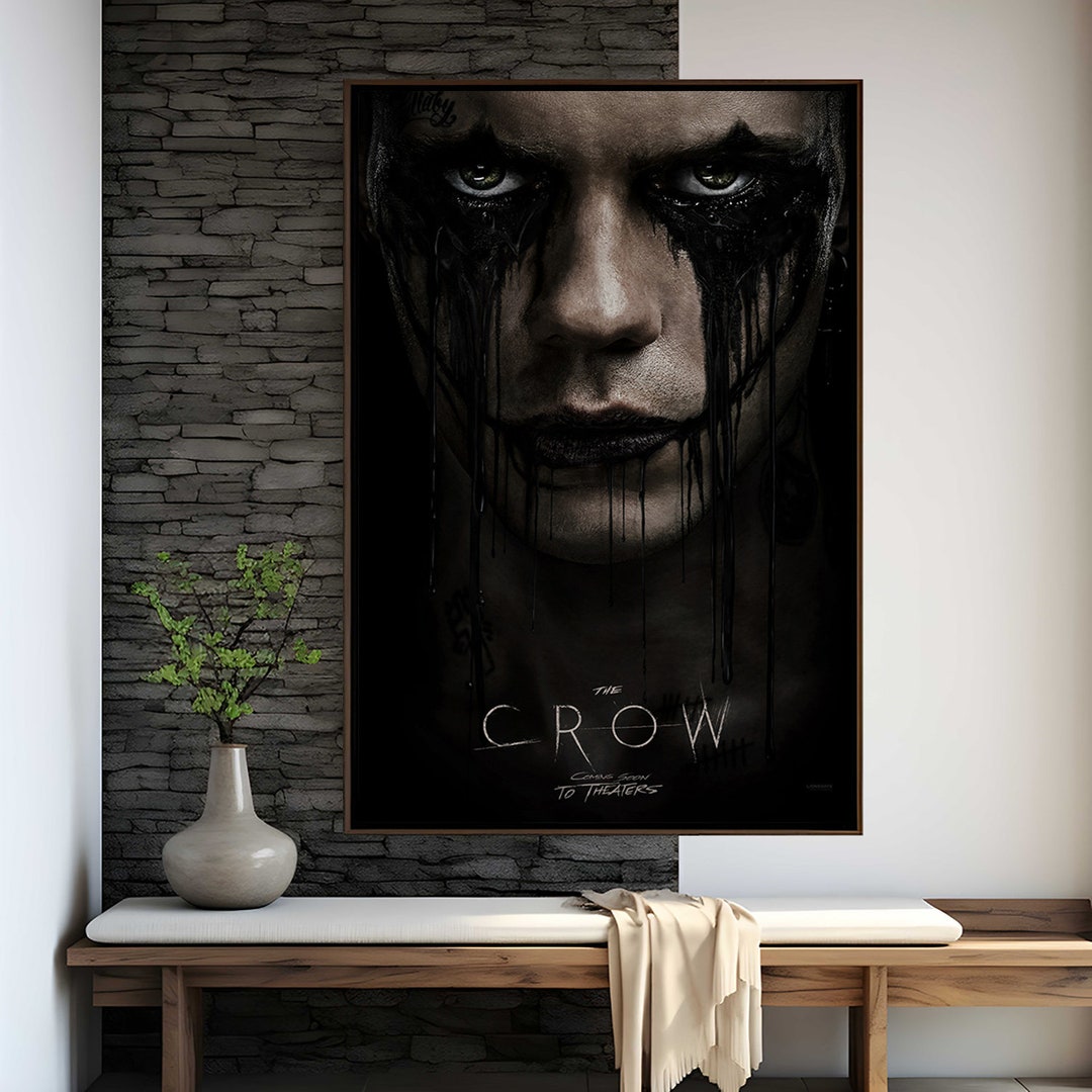 The Crow Movie Poster | High Quality Print | Movie Art | Wall Decor ...