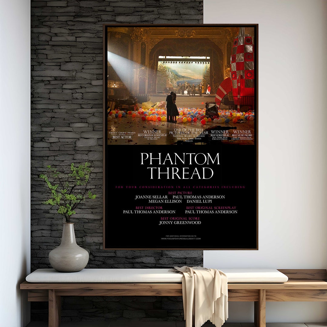 Phantom Thread Movie Poster | High Quality Print | Movie Art | Wall ...