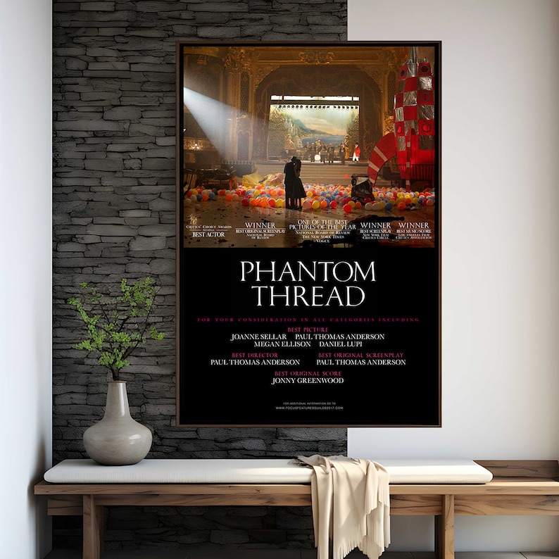 Phantom Thread Movie Poster Movie Art Wall Decor Film Fan Collectibles ...