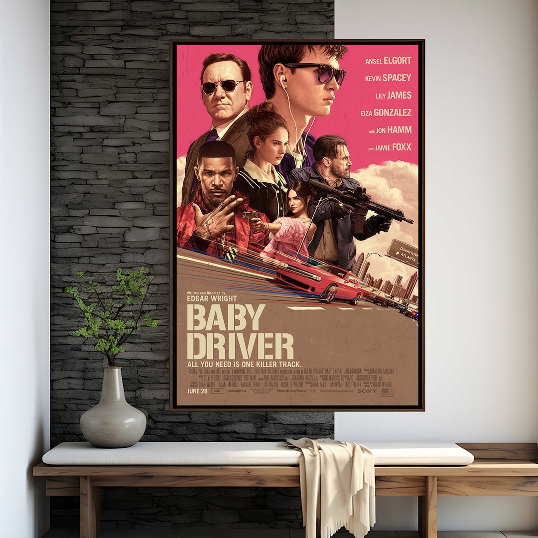 Baby Driver Movie Poster | High Quality Print | Movie Art | Wall Decor ...
