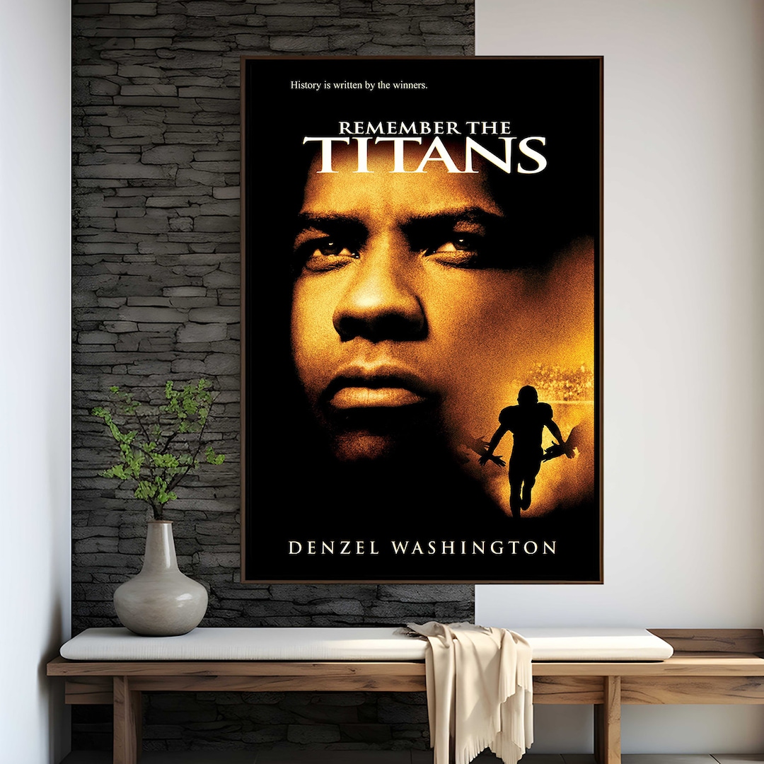 Remember the Titans Movie Poster | High Quality Print | Movie Art ...
