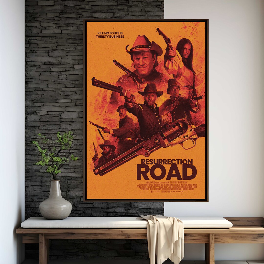 Resurrection Road 2024 Movie Poster Movie Art Wall Decor Film Fan ...