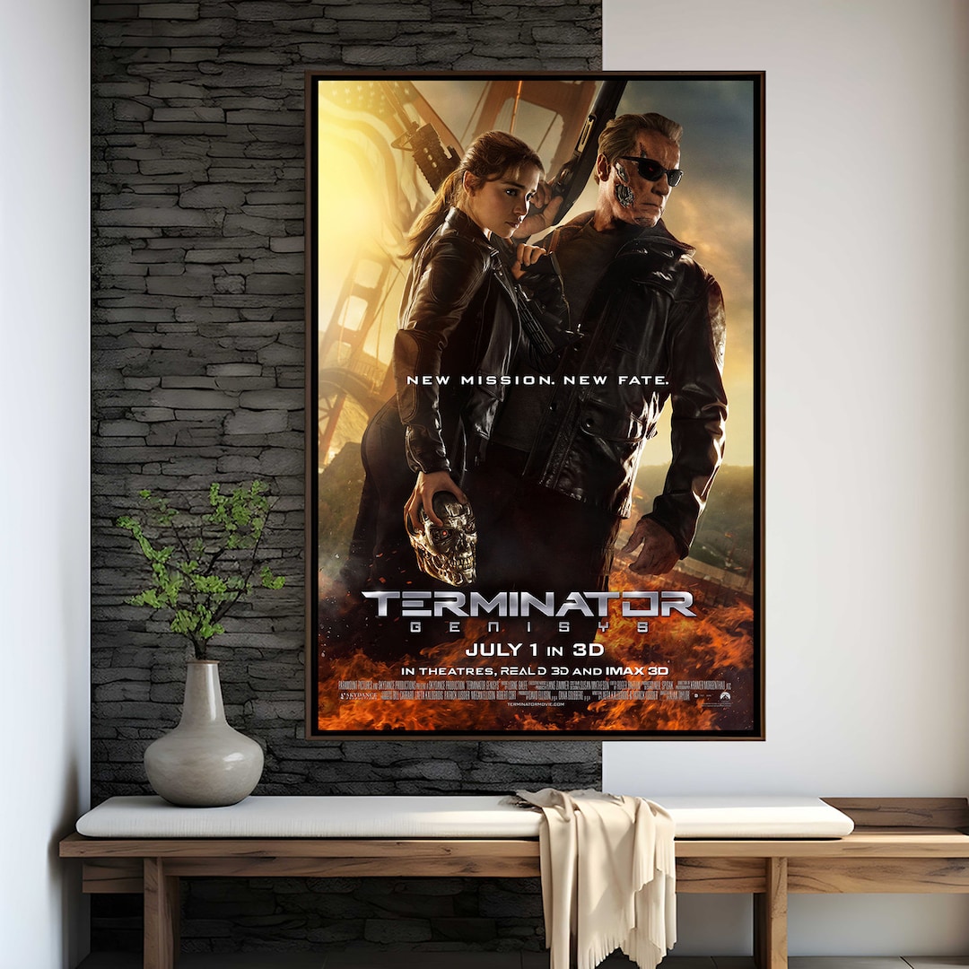 Terminator Genisys Movie Poster High Quality Print Movie Art Wall Decor ...