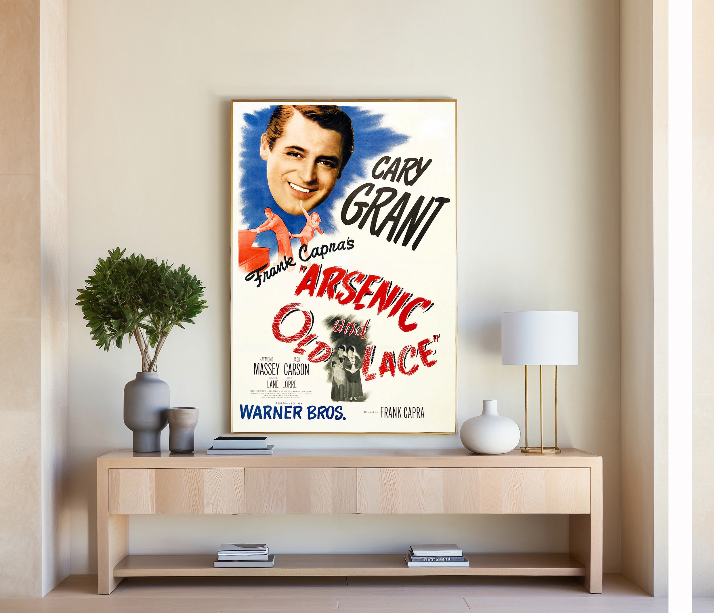 Arsenic and Old Lace 1944 Movie Poster | High Quality Print | Movie Art ...