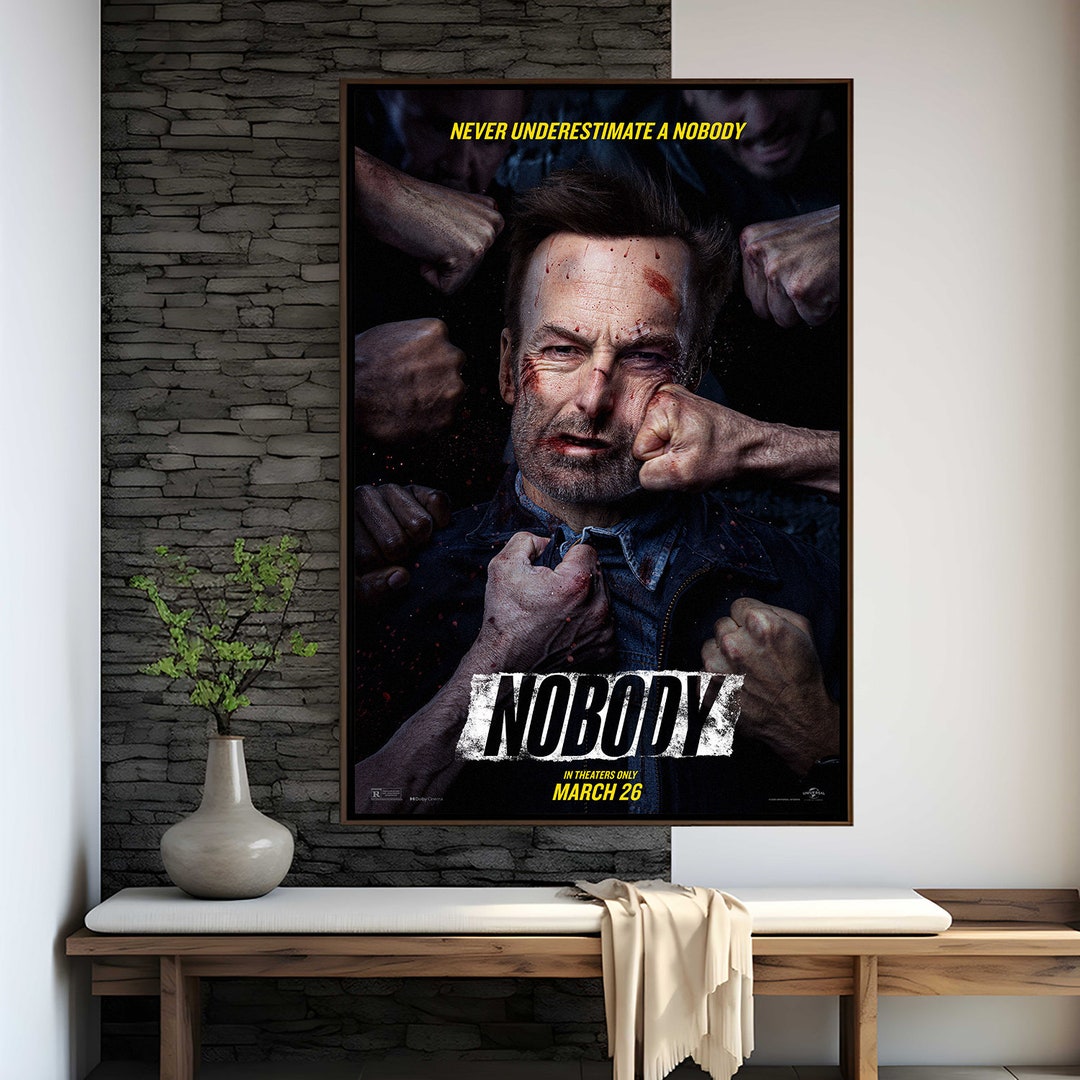 Nobody Movie Poster | High Quality Print | Movie Art | Wall Decor ...