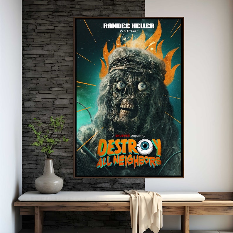 Destroy All Neighbors 2024 Movie Poster Movie Art Wall Decor Film Fan ...