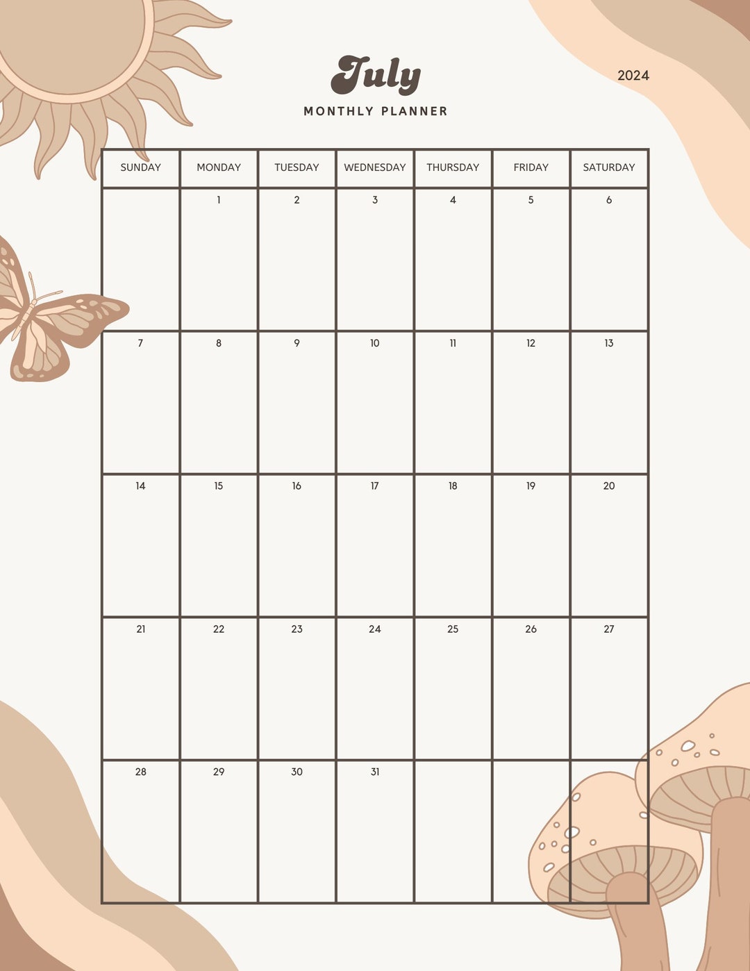 Downloadable & Printable Retro Digital Teacher Planner 2024-2025 - Etsy