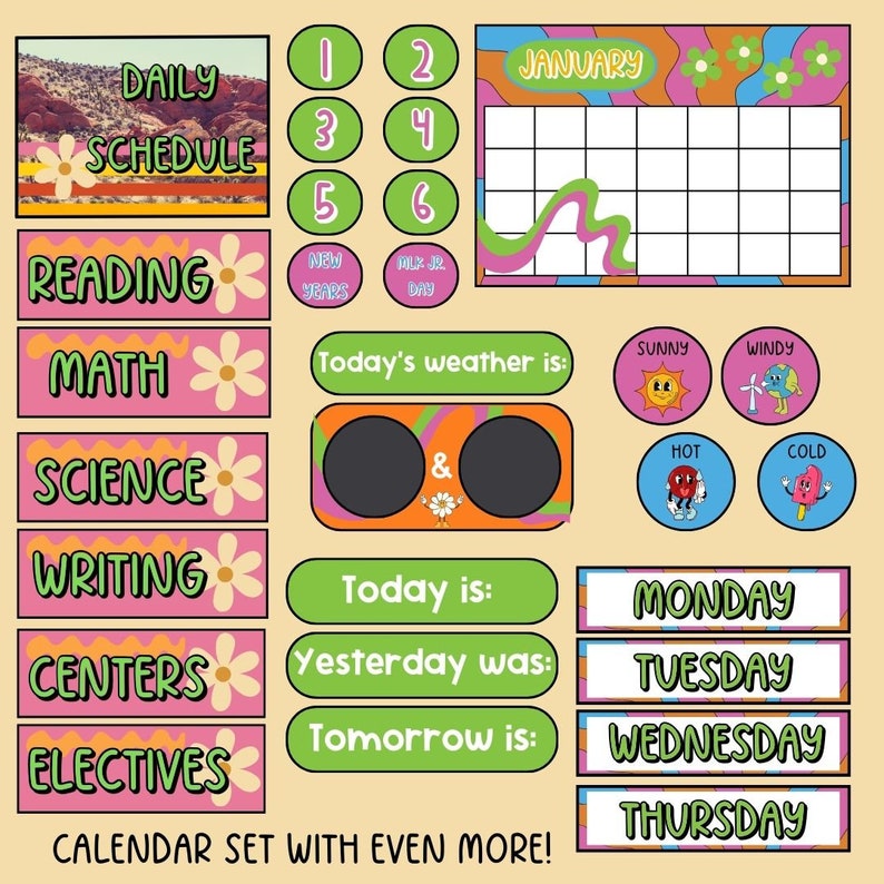 Mindful Desert Classroom Decor Bundle - Etsy