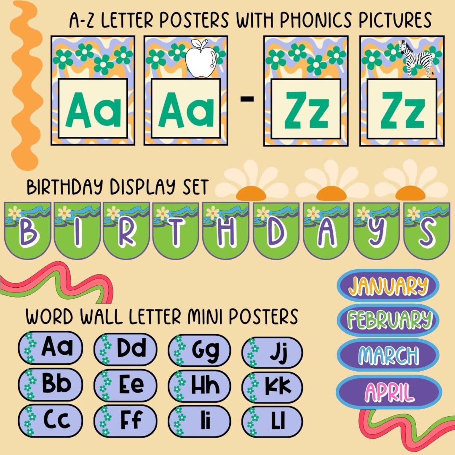 Mindful Desert Classroom Decor Bundle - Etsy