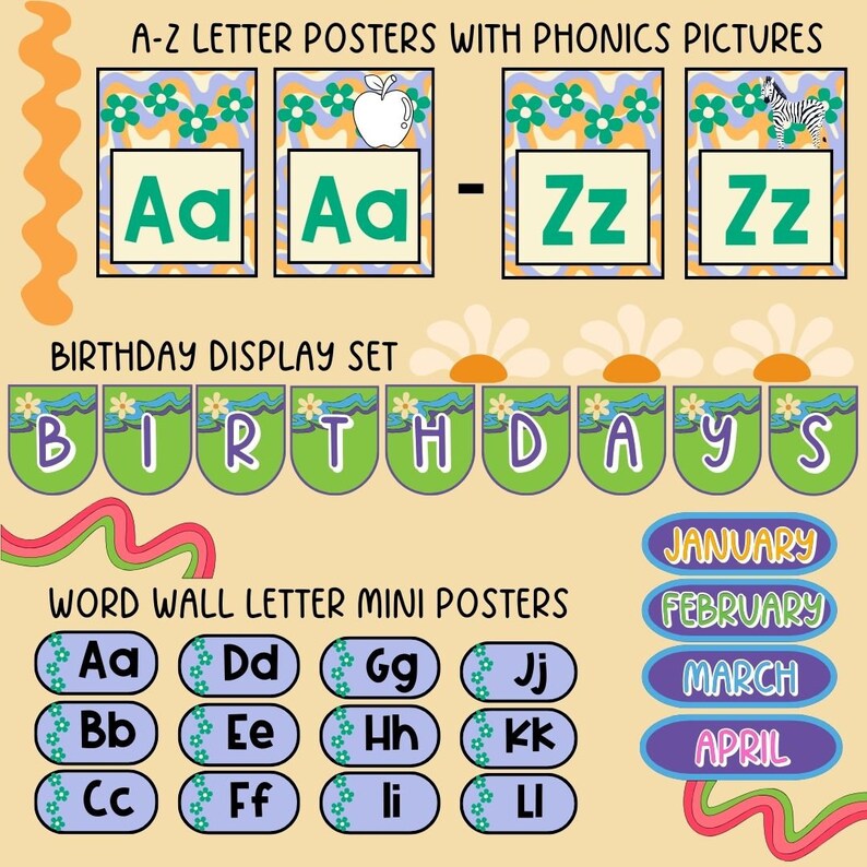 Mindful Desert Classroom Decor Bundle - Etsy