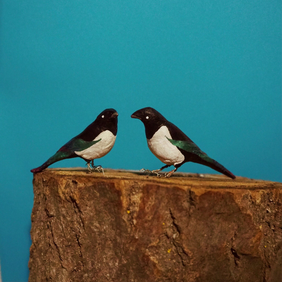 Little Magpie Figure - Etsy UK