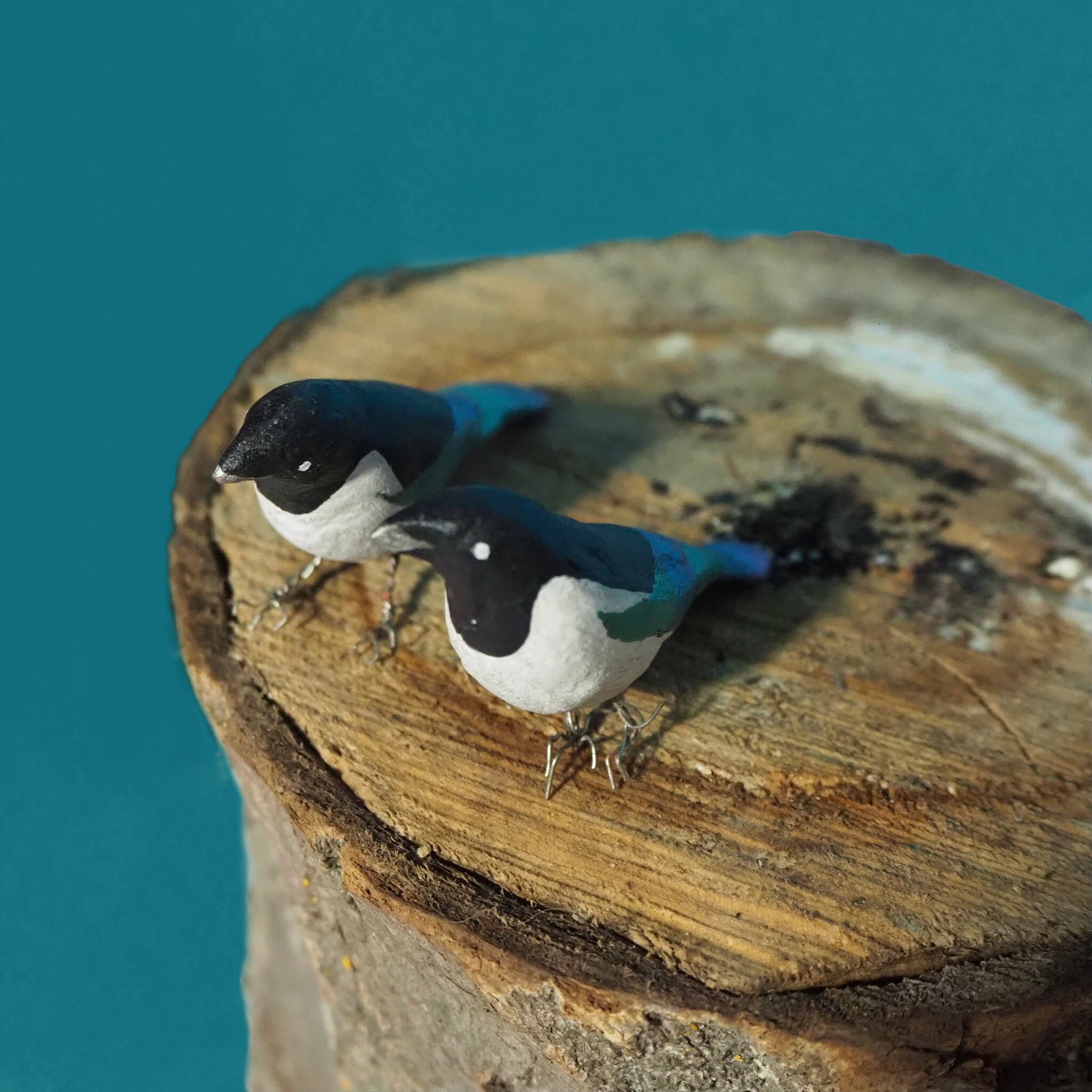 Little Magpie Figure - Etsy UK