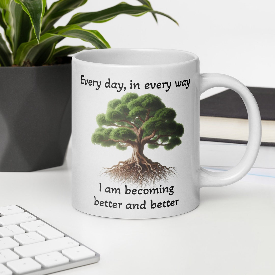 Better Every Day Affirmation: Tree With Deep Roots Representing Growth ...