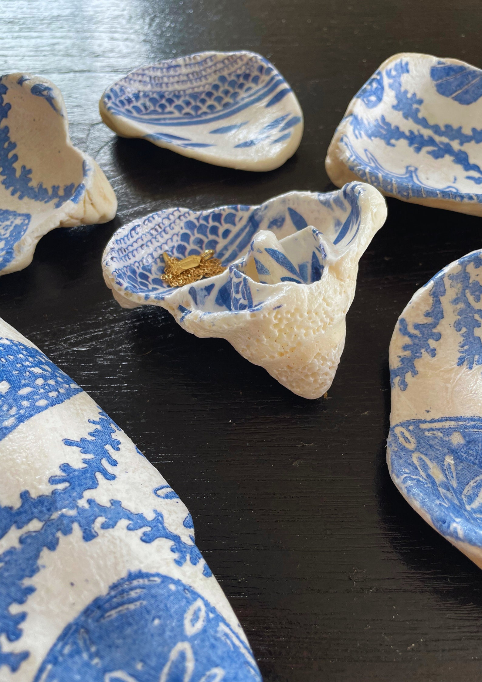 Spiral Conch Shell Ring Dish - Etsy