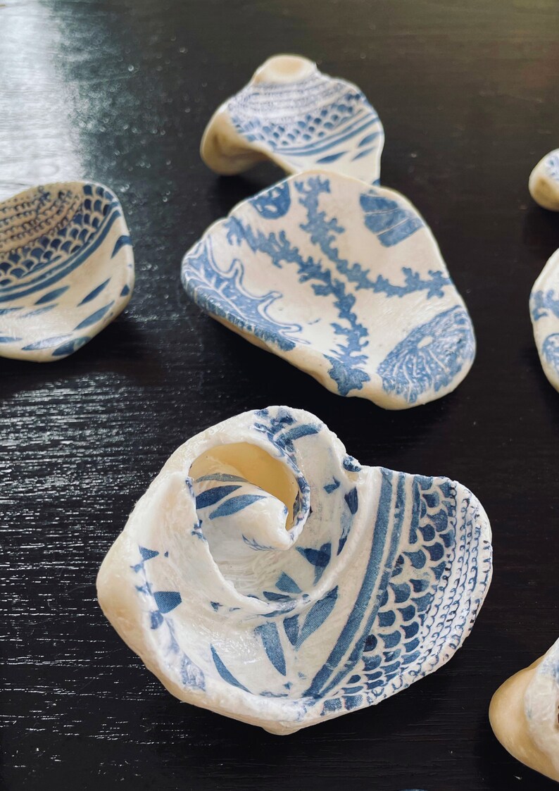 Spiral Conch Shell Ring Dish - Etsy