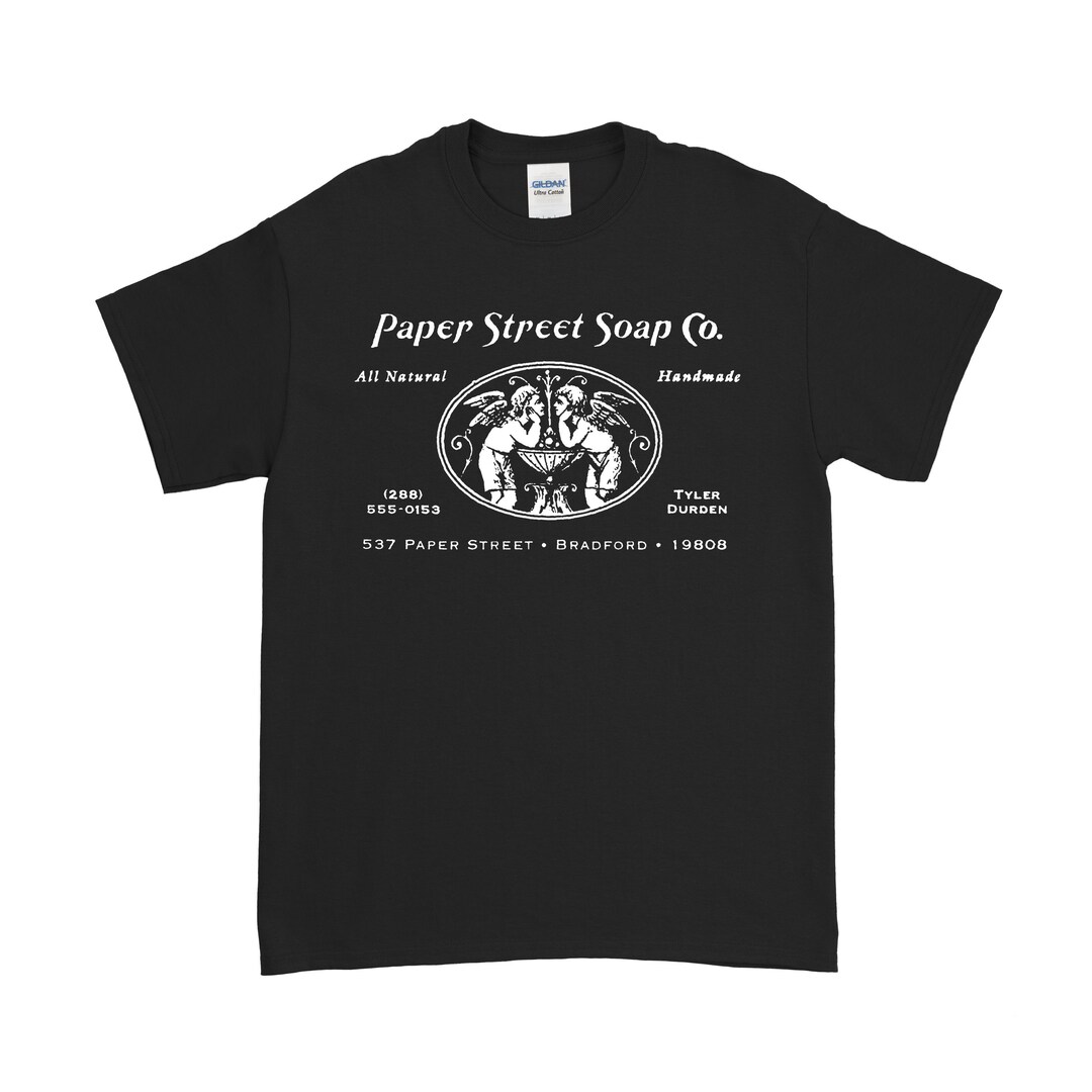 Fight Club Shirt Paper Street Soap Shirt Company Tyler Durden David ...