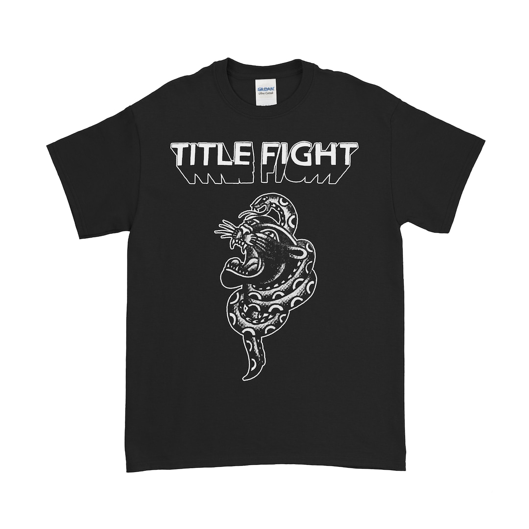 Title Fight T Shirt Floral Green Shirt Band Merchandise Retro Style ...