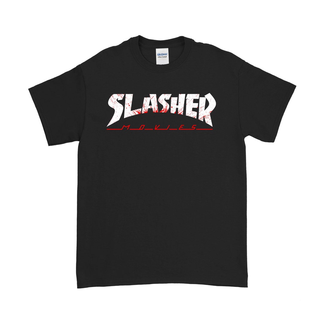 Slasher Movies Shirt Thrasher Magazine Rip Vintage Funny Tee ...