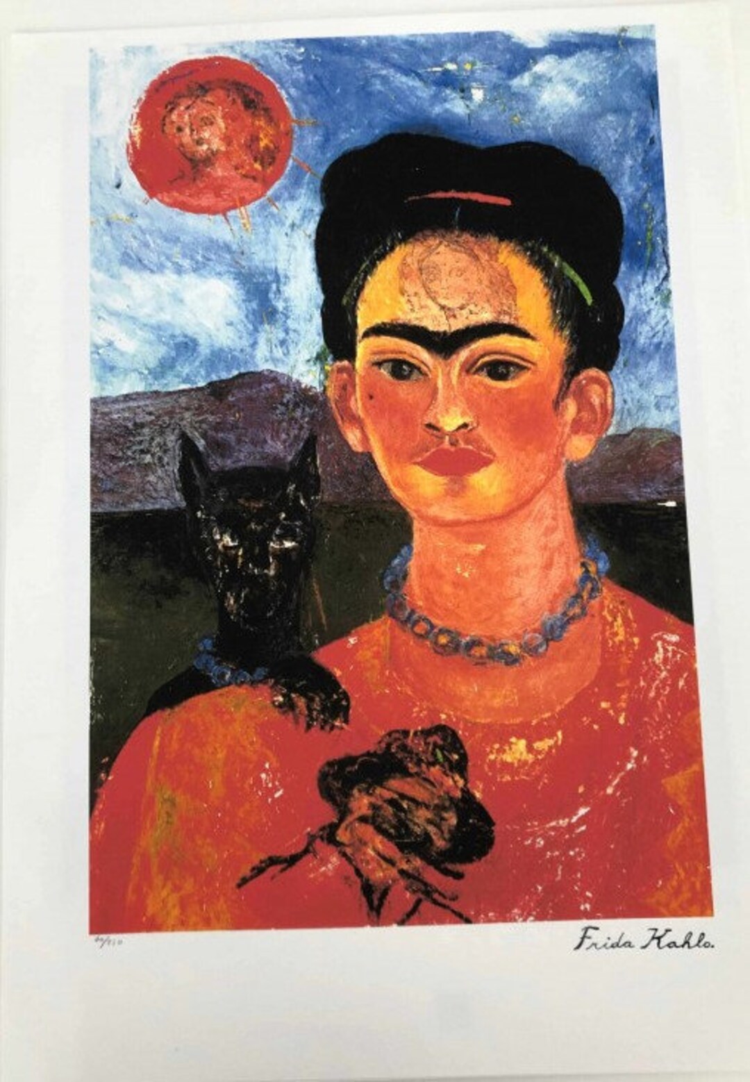Frida Kahlo Signed & Numbered Lithograph edition of 250 - Etsy