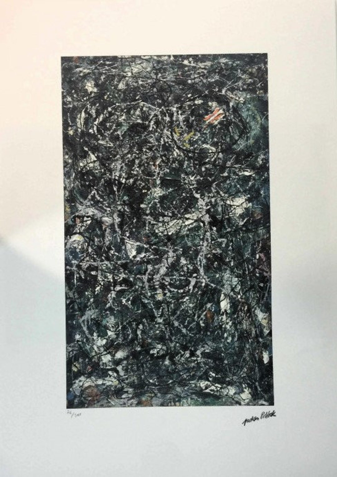 Jackson Pollock Signed & Numbered Lithograph edition of 300 - Etsy