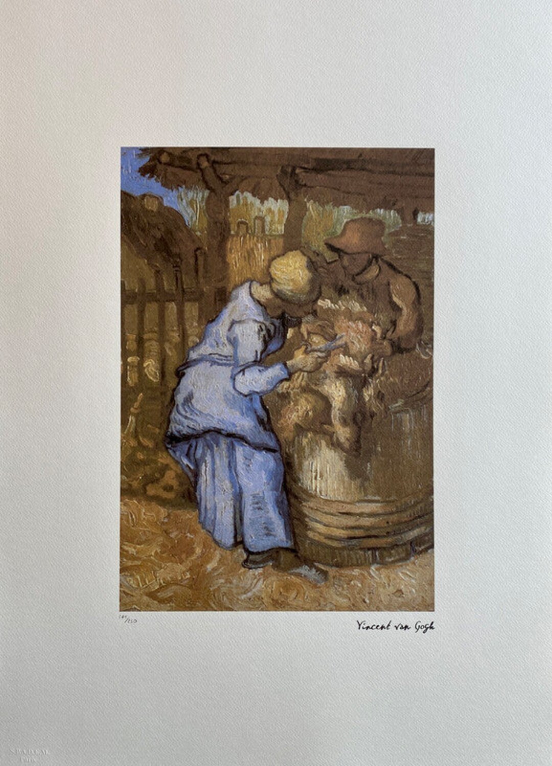 Vincent Van Gogh Signed and Numbered Lithograph edition of 250 Original ...