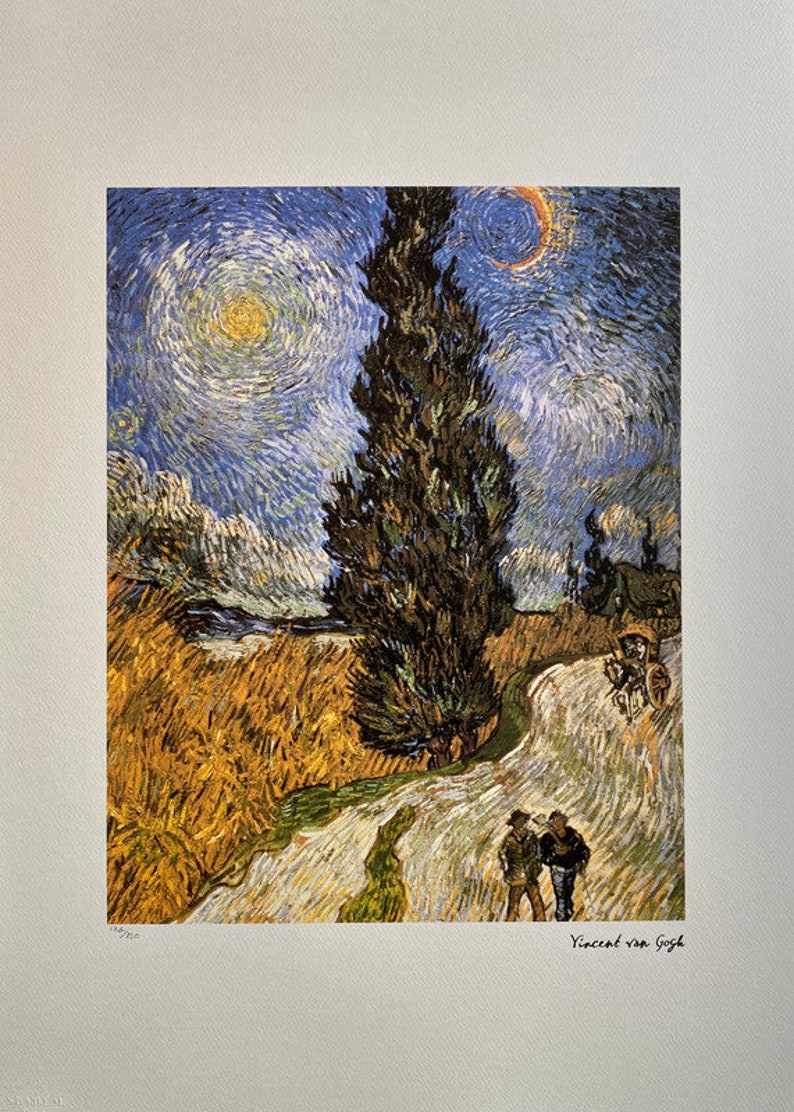 Vincent Van Gogh Signed and Numbered Lithograph edition of 250 Original ...