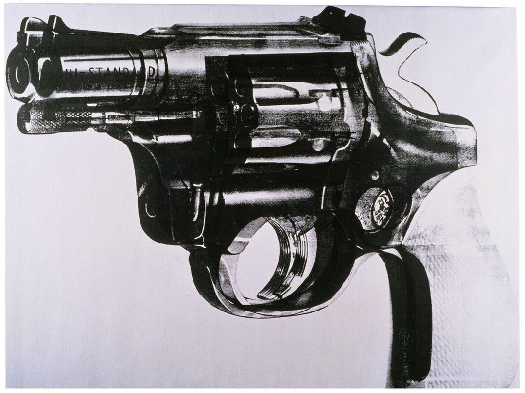 Andy Warhol Gun, Offset Lithograph - Etsy