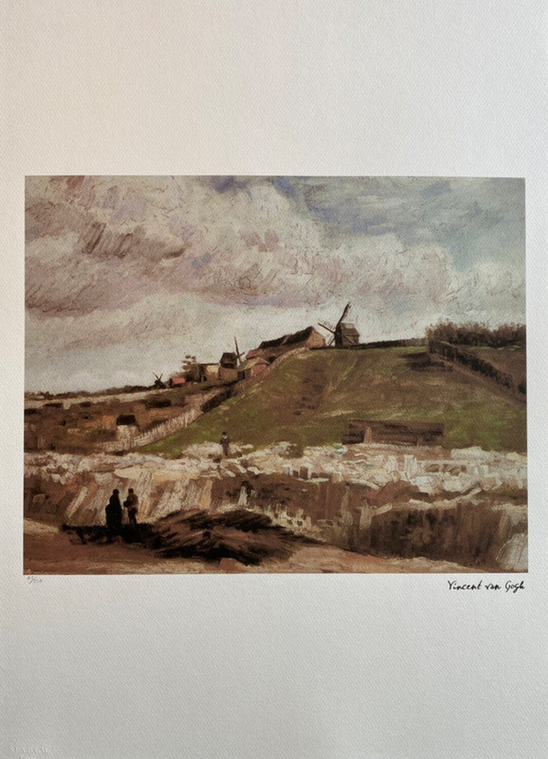 Vincent Van Gogh Signed and Numbered Lithograph edition of 250 Original ...