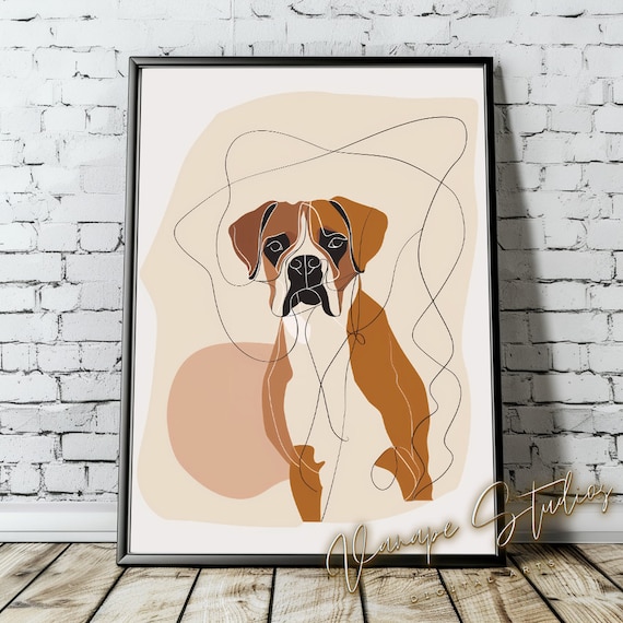 Boxer Dog Drawing