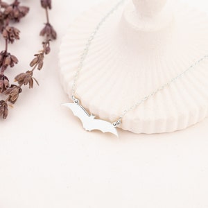 Bat Necklace Pendant | Bat Wing Necklace | Silver Bat Necklace ...