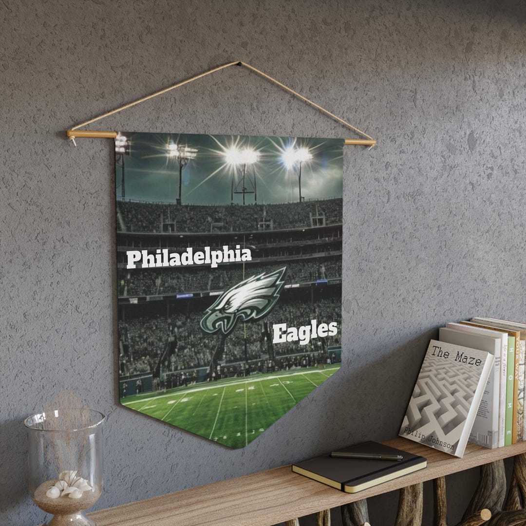 Pennant Wall Decor, Philadelphia Eagles, Fan Gift, Superbowl, Dorm ...