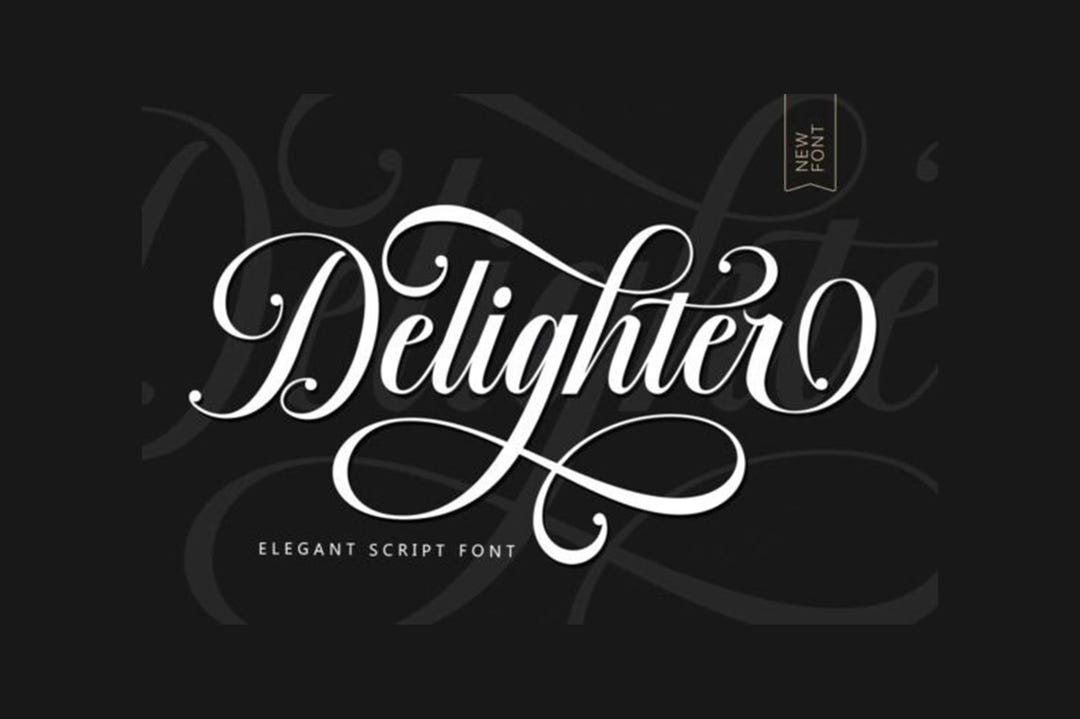 Beautiful Cursive Font With Swirls - Font for Cricut, Silhouette, Canva ...