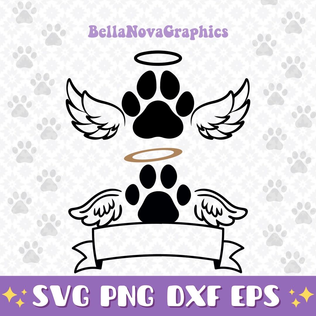 2 Pet Memorial SVG Bundle, Dog Memorial SVG, Pet Memorial Ornament SVG ...
