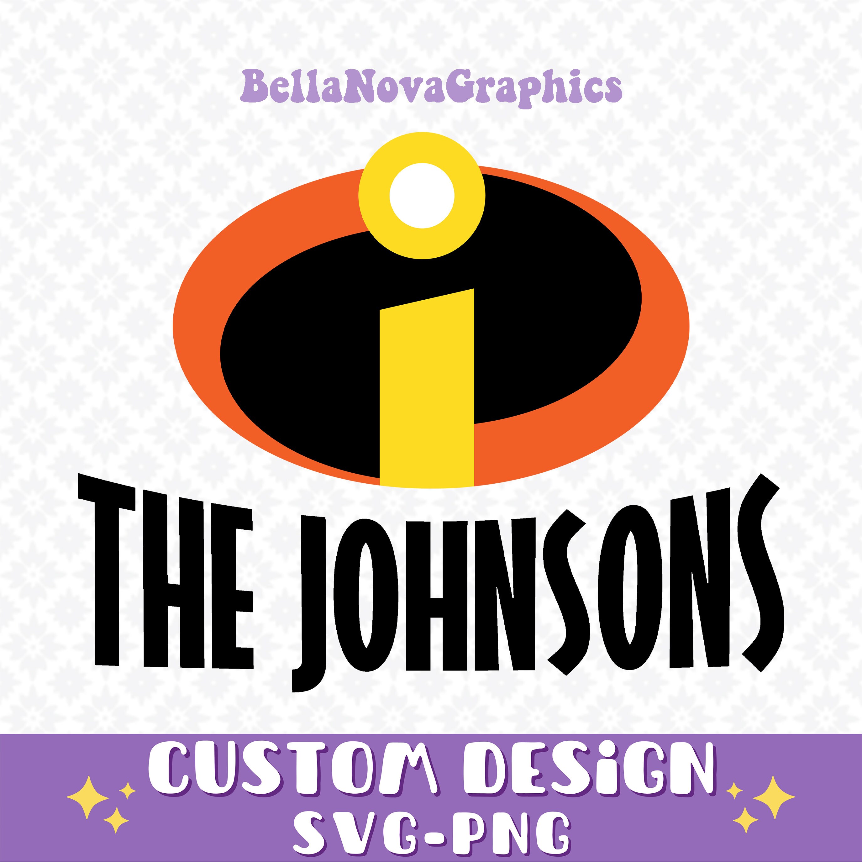 Custom Incredibles LOGO - SVG PNG Layered -custom Incredible Logo ...