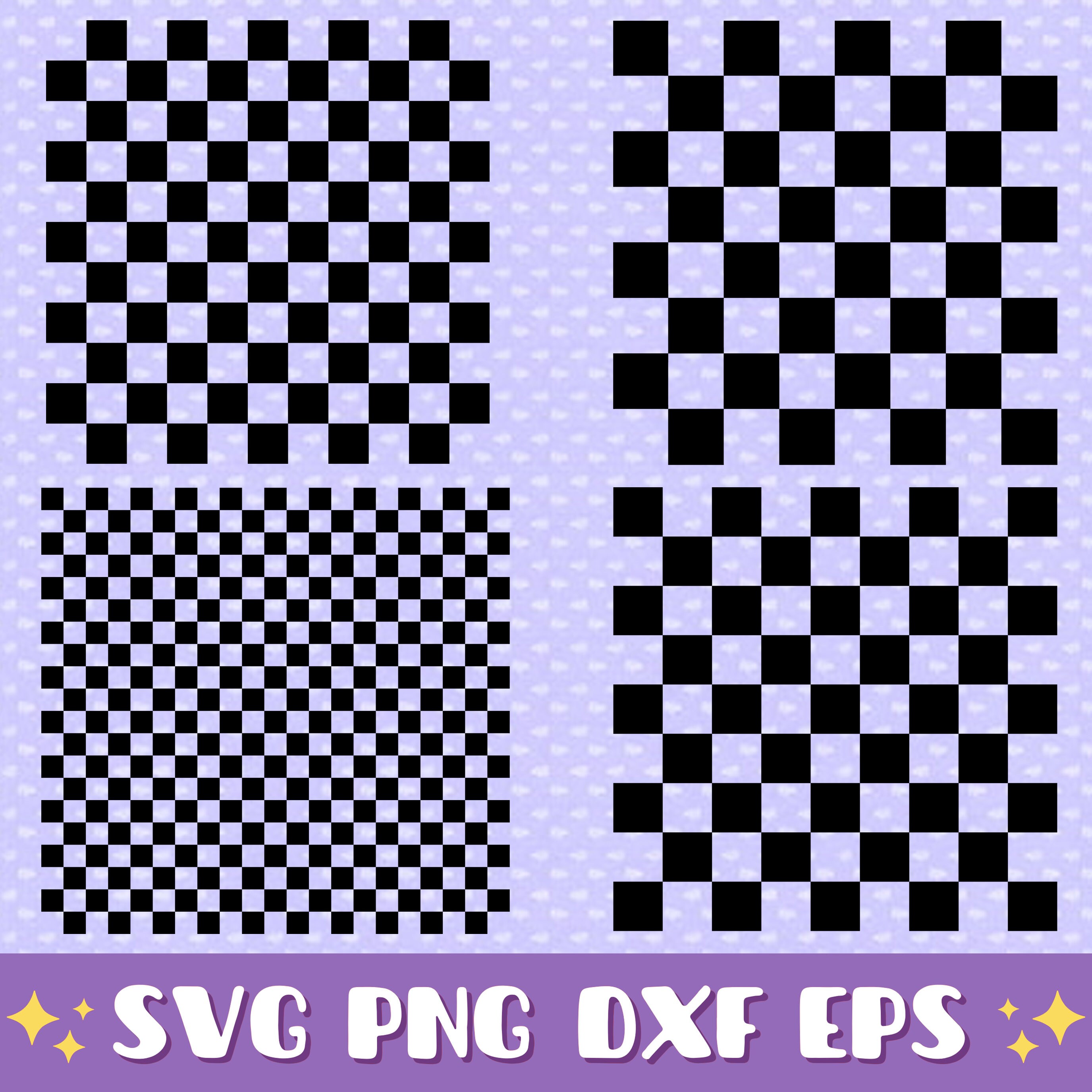 Checkered Pattern SVG BUNDLE, Checkered Pattern Clipart, Checkered ...