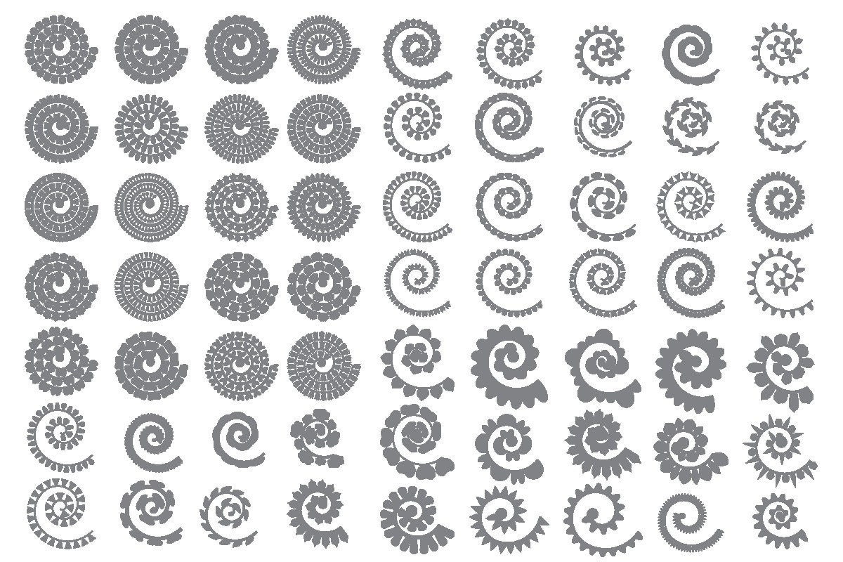 Rolled Paper Flower SVG Bundle - Paper Flower Template, - Etsy