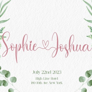 Annie Script Font, Calligraphy Font, Heart Font, Font With Tails ...