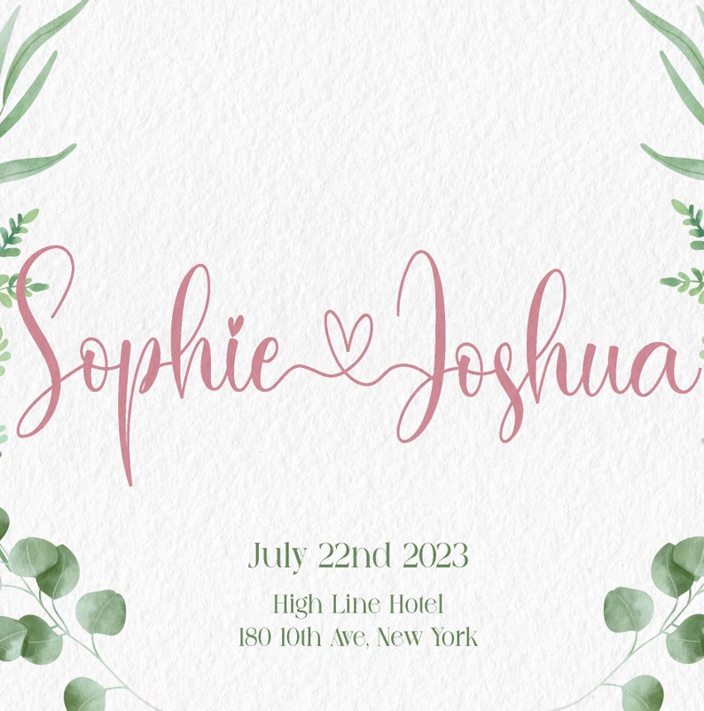 Annie Script Font, Calligraphy Font, Heart Font, Font With Tails ...