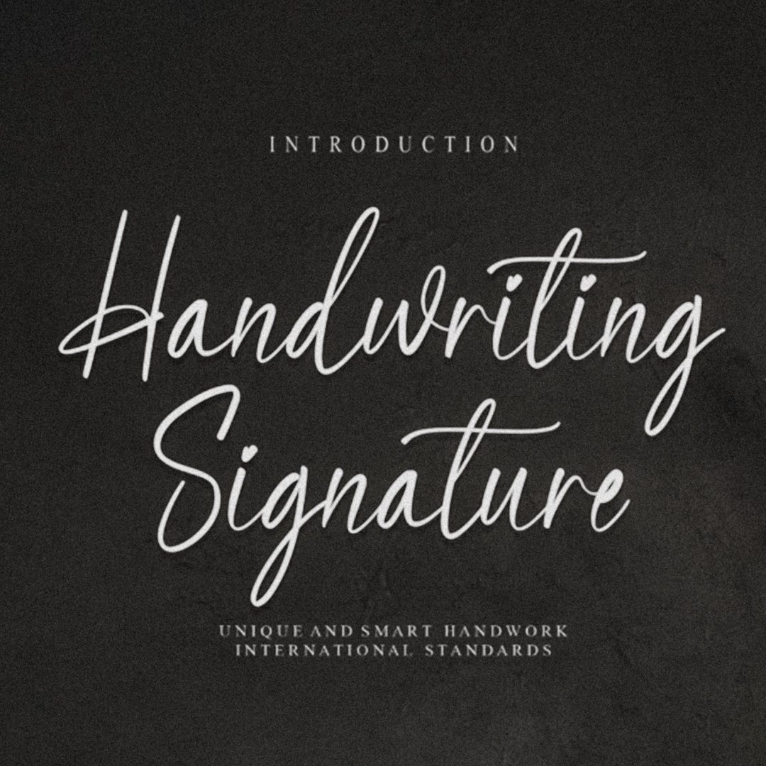 Handwritten Signature Calligraphy Font, Wedding Font, Cursive Font ...