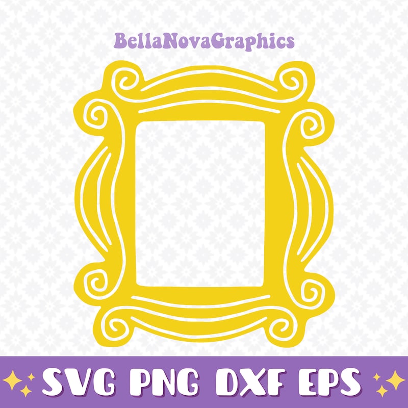 Friends Picture Frame Svg - Etsy