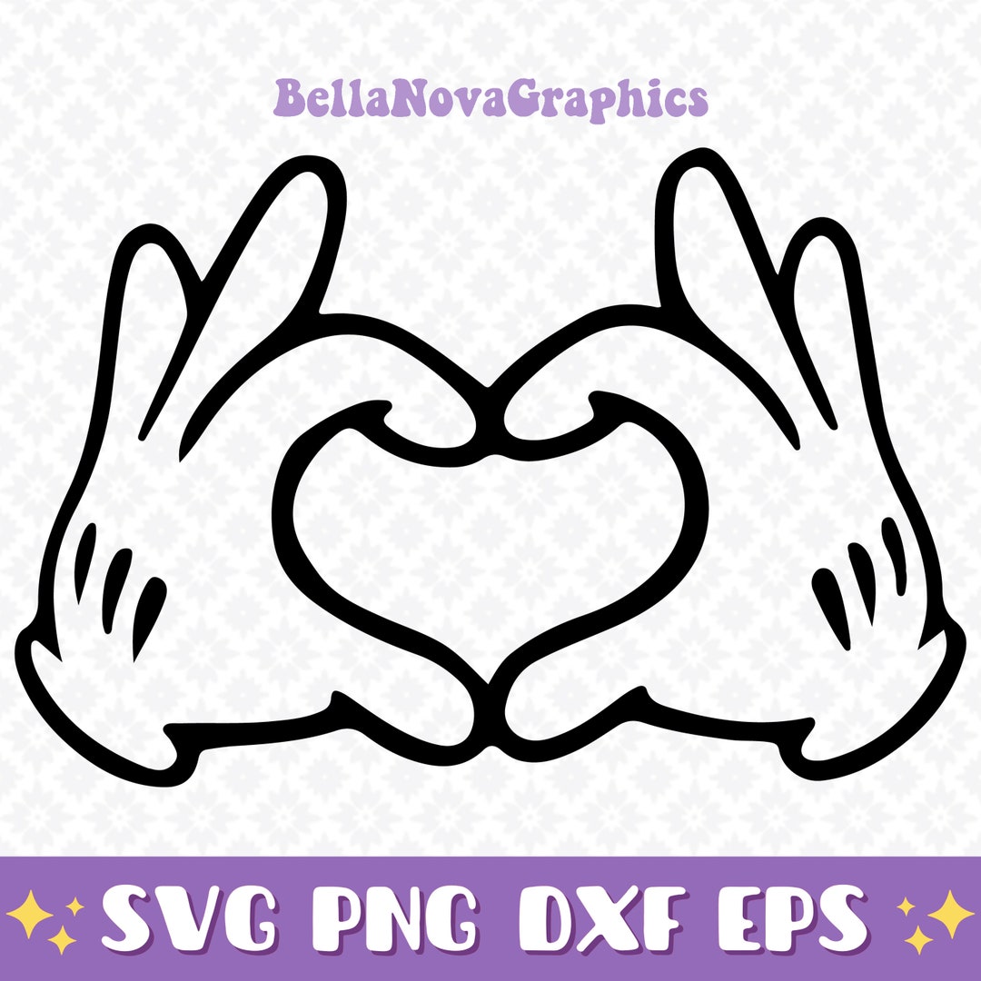 Cute Mouse Hands Outline SVG, Digital Download, Mouse Clipart, Png, Svg ...
