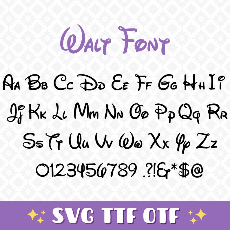 Mouse Alphabet SVG, Mouse Font SVG, Letters SVG, Walt Font Svg, Vinyl ...