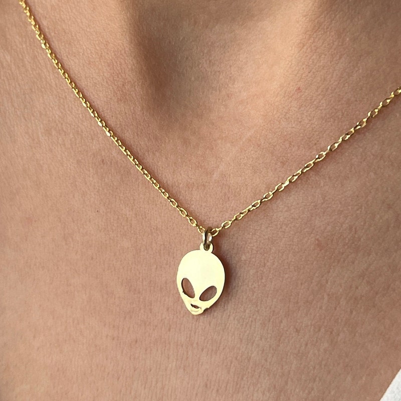 Alien Necklace - Etsy UK