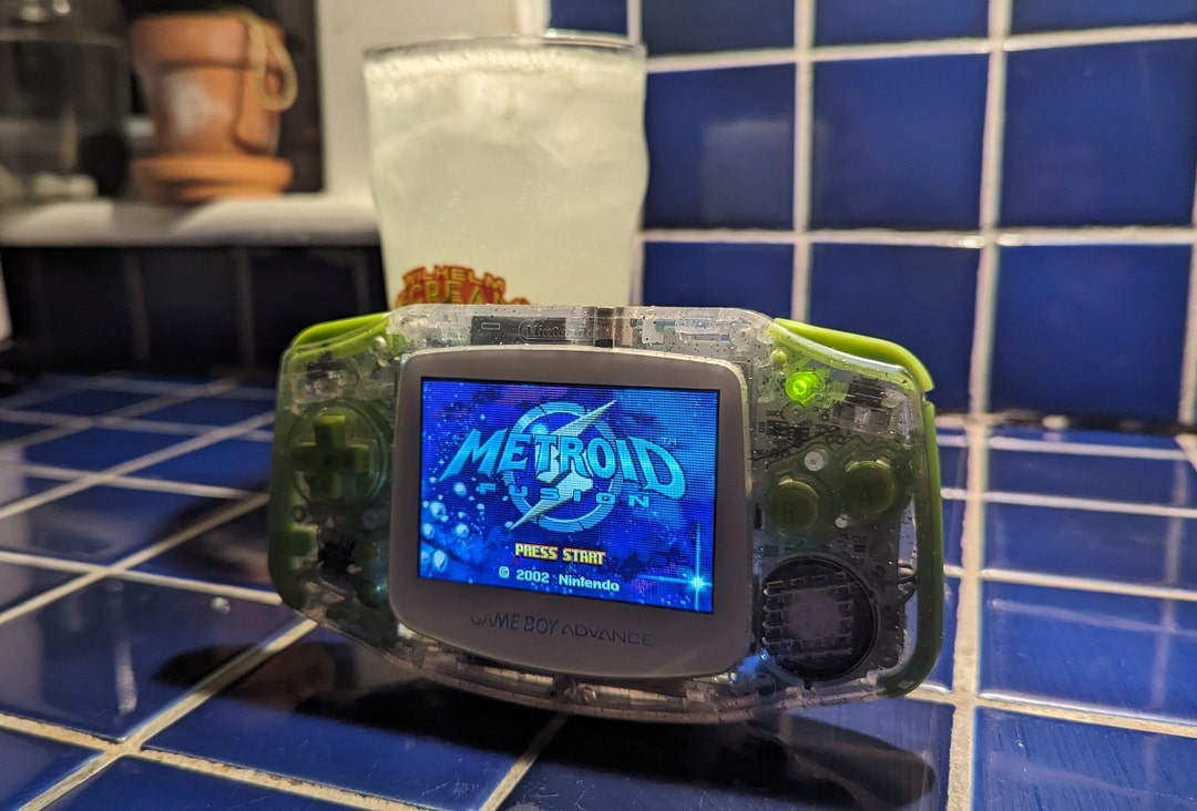 Game Boy Advance Console Tequila Soda W/ Lime modded With Modern ...
