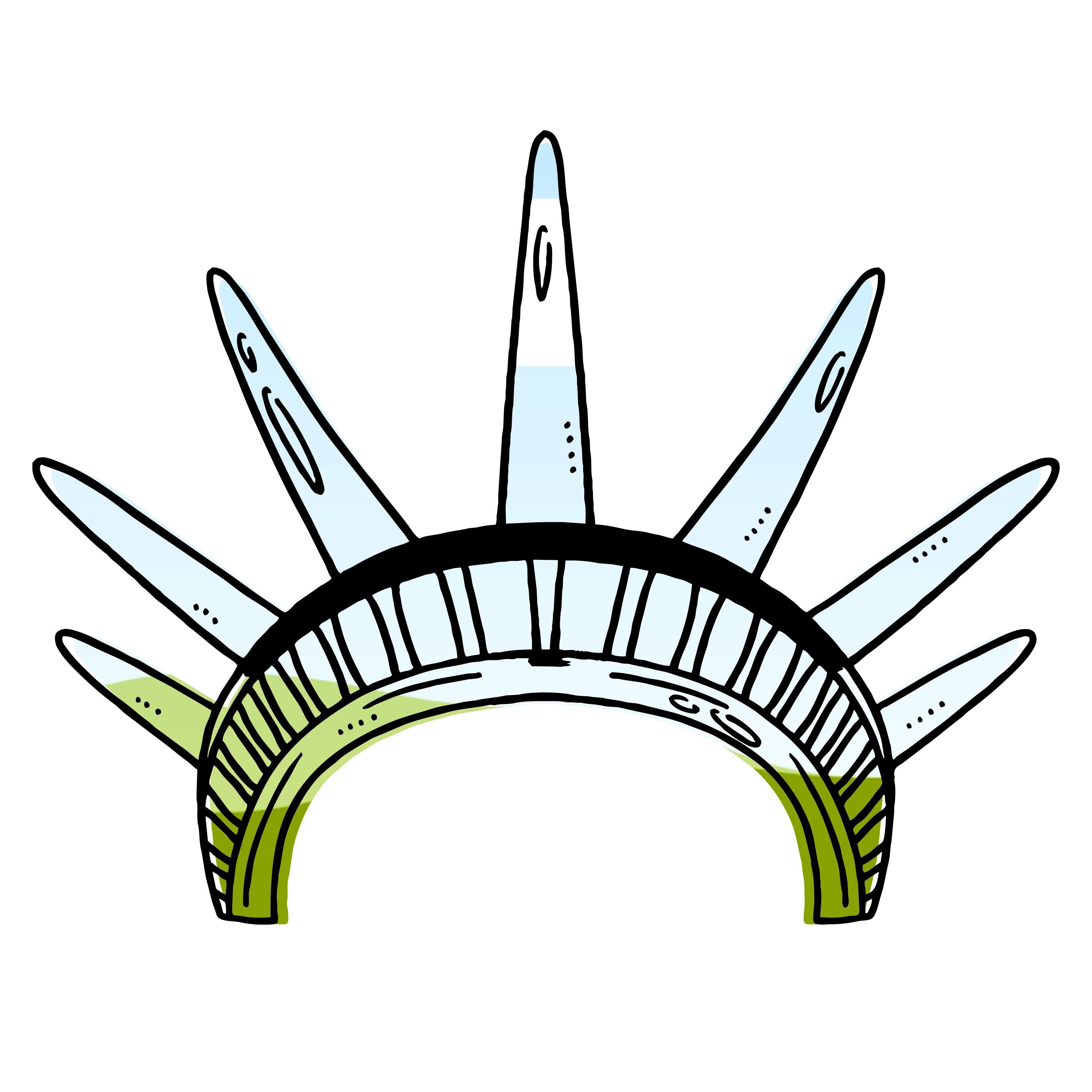 4th of July Lady Liberty Crown Canva Frame Set download Sublimination ...