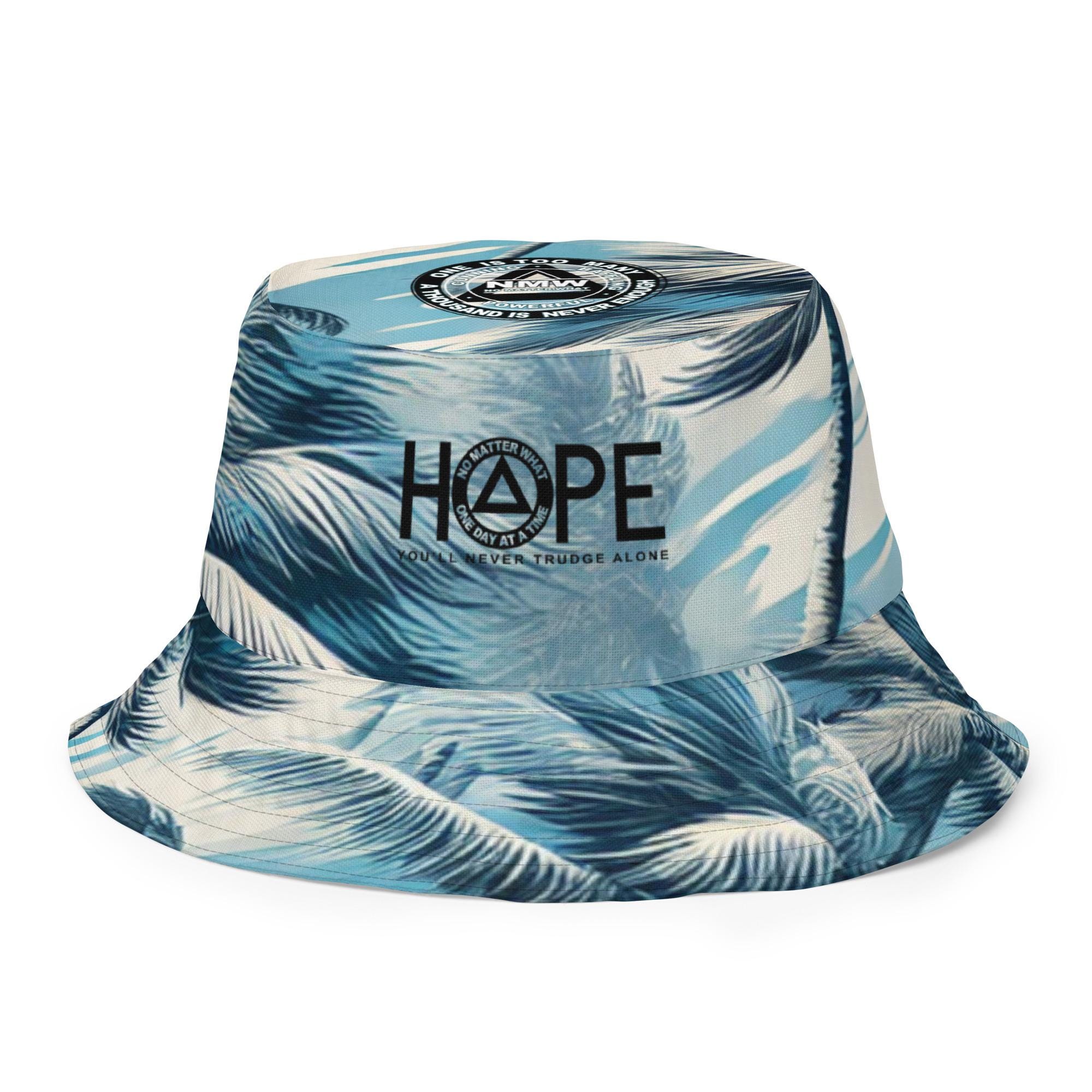 HOPE Never Trudge Alone AA NA Logo Tropical Recovery Gift Reversible ...