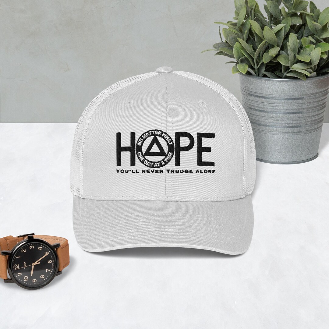 HOPE AA NA Logo You'll Never Trudge Alone No Matter What One Day at a ...